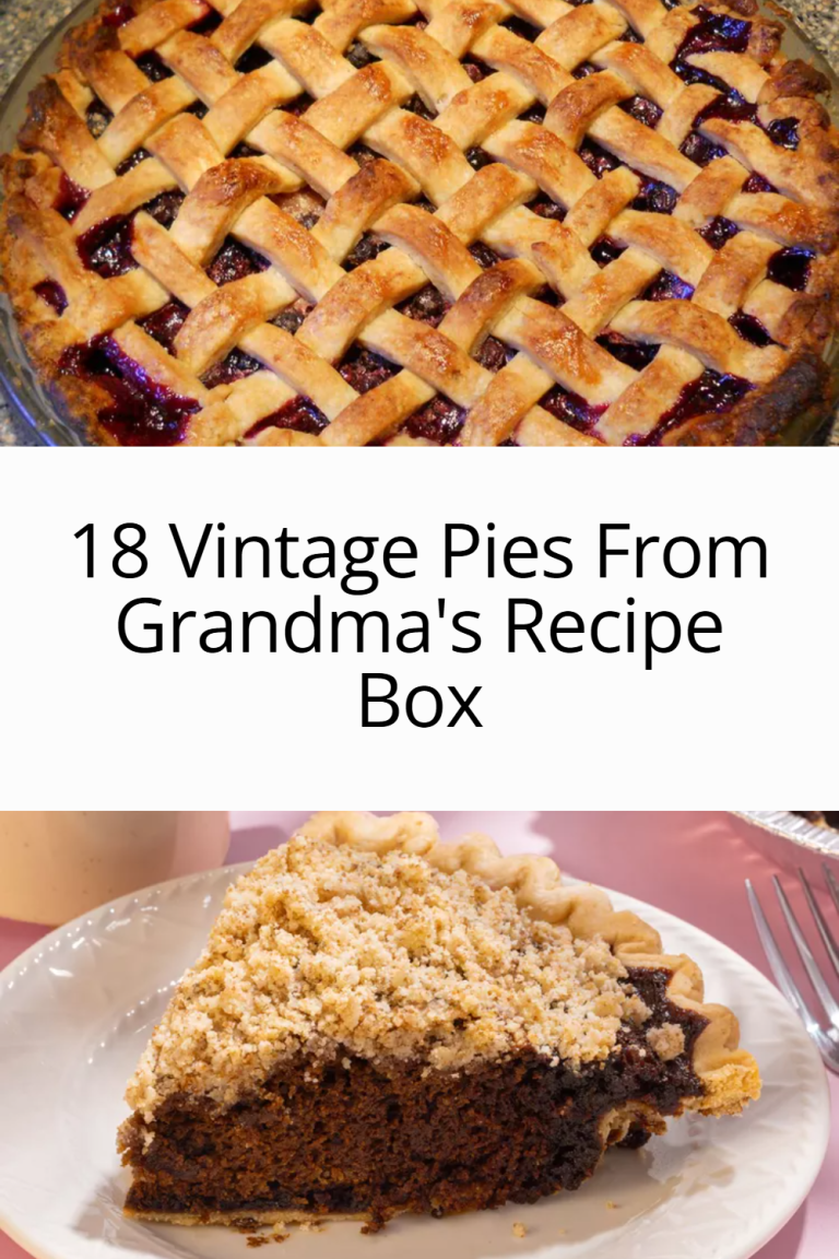 18 Vintage Pies From Grandma’s Recipe Box – Good Food, Good Meat, Good ...