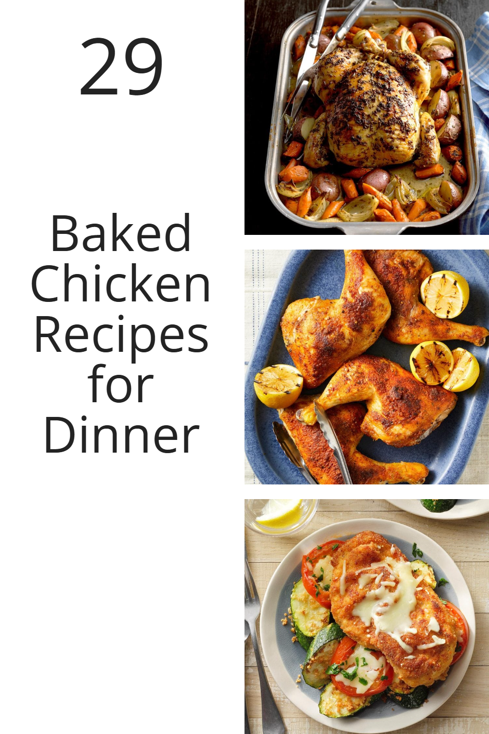 29 Baked Chicken Recipes for Dinner – Good Food, Good Meat, Good God ...